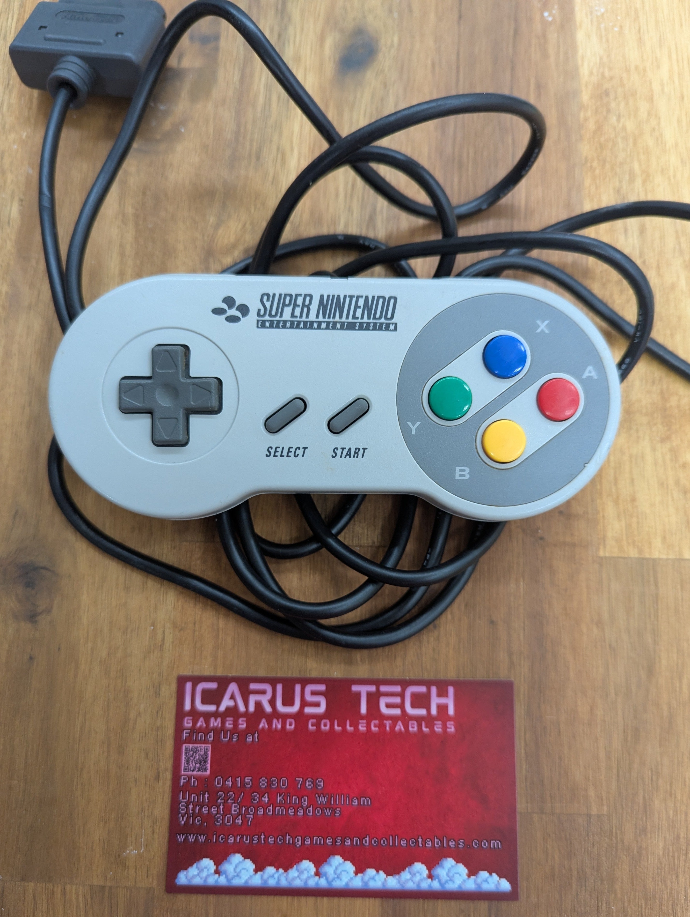 Super Nintendo Controller | SNES | PAL – Icarus Games and Collectables
